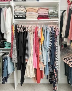 My New Closet Tour: How I Organize My Closet - Thrifty Wife Happy Life