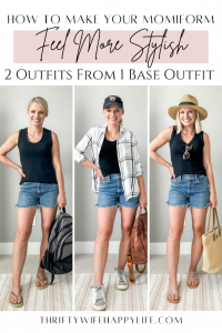 How to Make Your Momiform Feel More Stylish: 2 Outfits From 1 Base ...