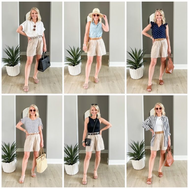 How to Style Women's Tailored Shorts For Summer - Thrifty Wife Happy Life