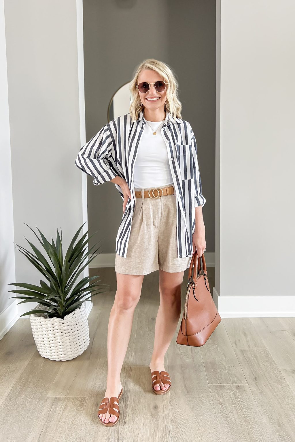 How to Style Women's Tailored Shorts For Summer - Thrifty Wife Happy Life