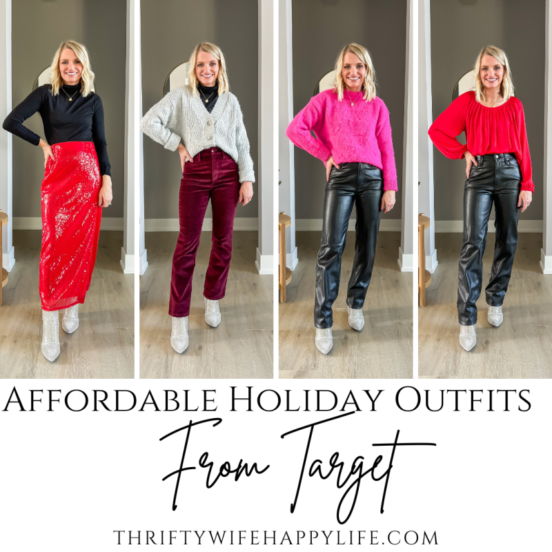Affordable Holiday Outfits from Target - Thrifty Wife Happy Life
