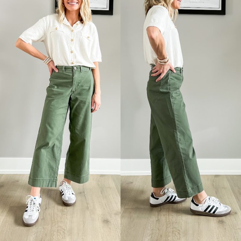 What Shoes to Wear with Cropped Wide-Leg Pants When You're Petite ...