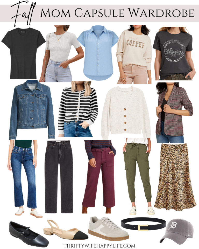 The Ultimate Mom Capsule Wardrobe for Fall 2024 - Thrifty Wife Happy Life