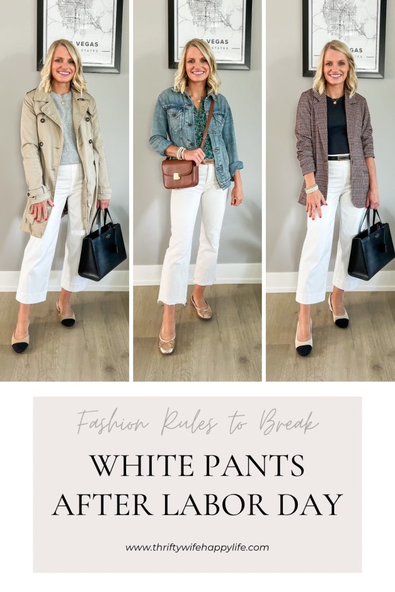 Fashion Rules to Break: White Pants After Labor Day - Thrifty Wife ...