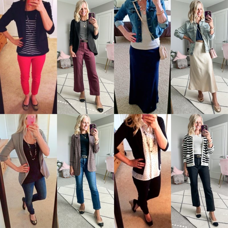 What I Wore Then vs. What I Wore Now - Thrifty Wife Happy Life