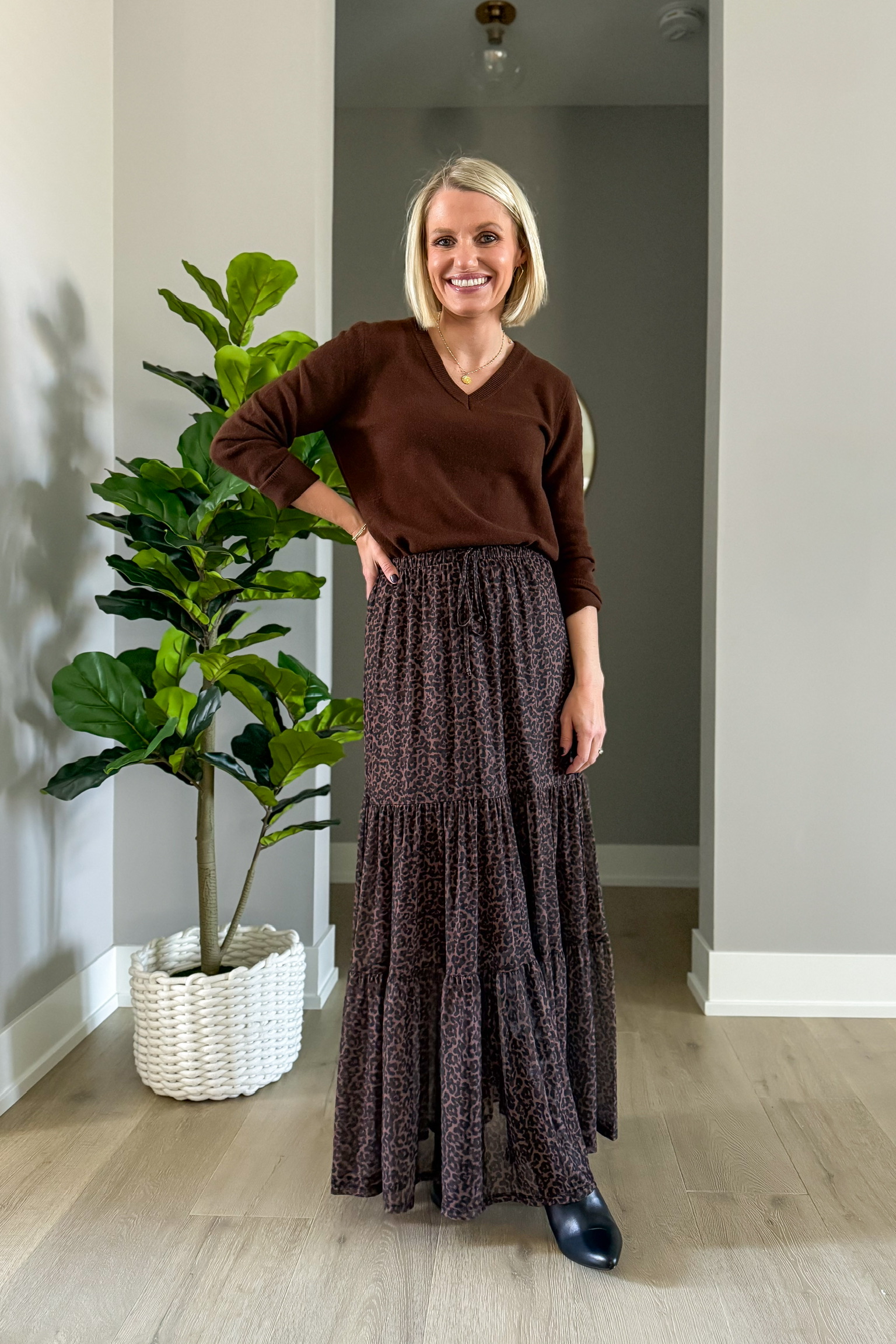 How to Wear Brown for Fall - Thrifty Wife Happy Life