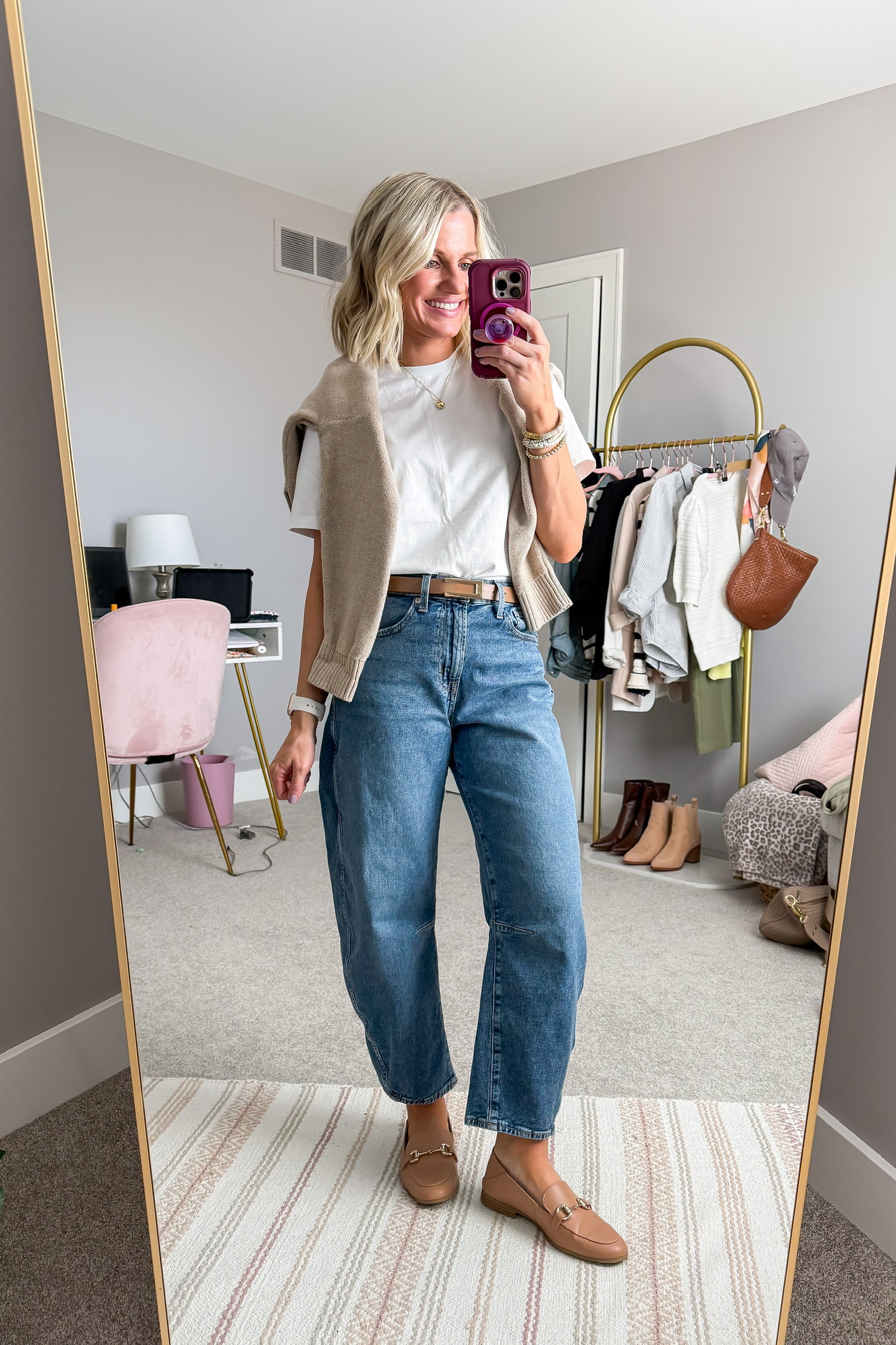 Trends to Try: How to Wear Barrel Jeans - Thrifty Wife Happy Life